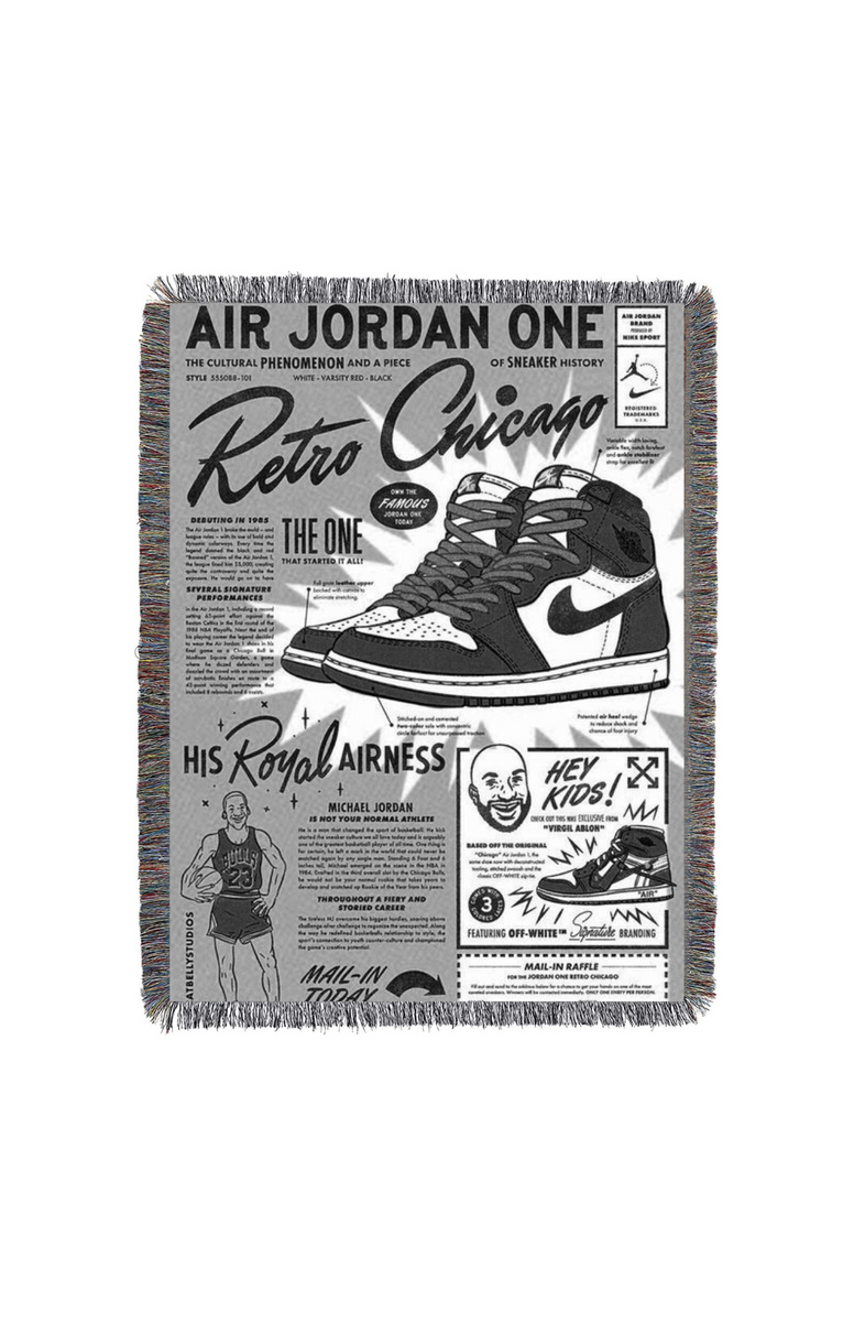 RETRO JORDAN TAPESTRY BLANKET – MARQ THE LABEL